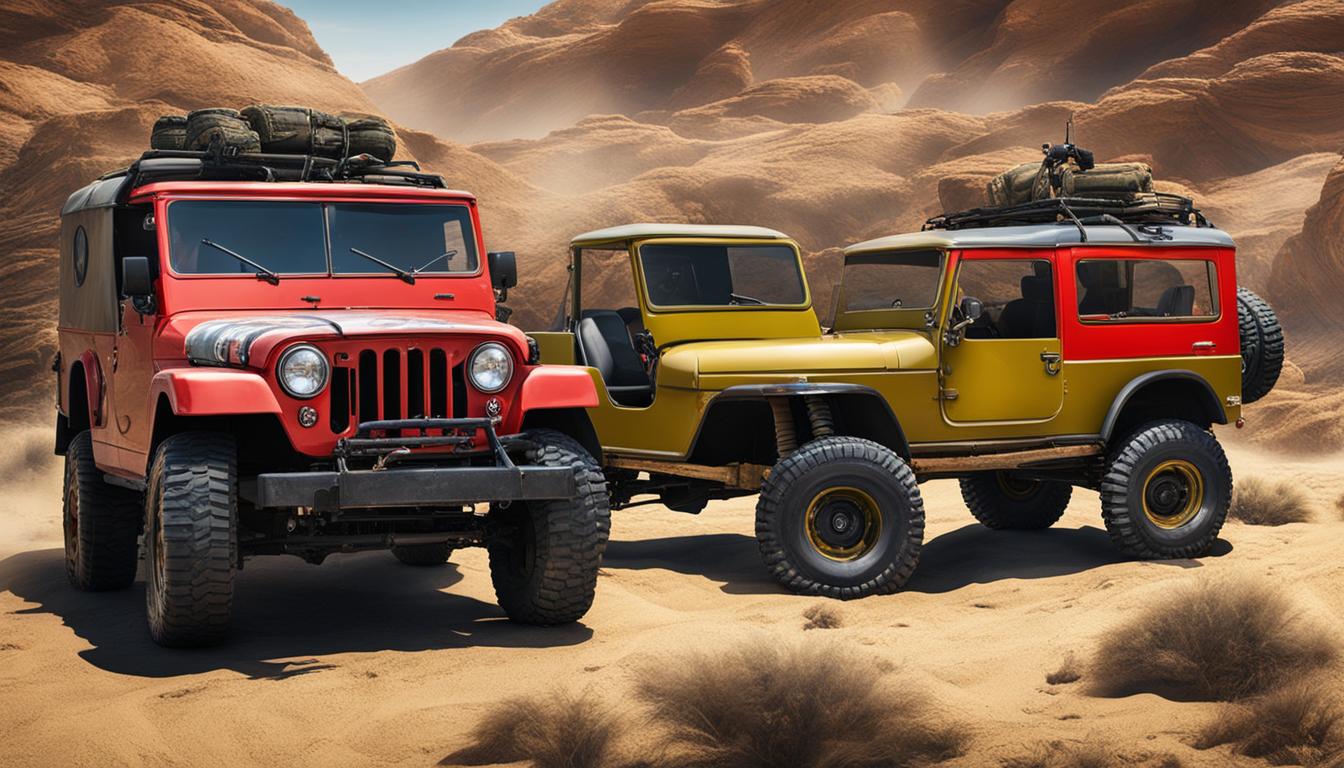 Difference Between Military and Civilian Off-Road Vehicles